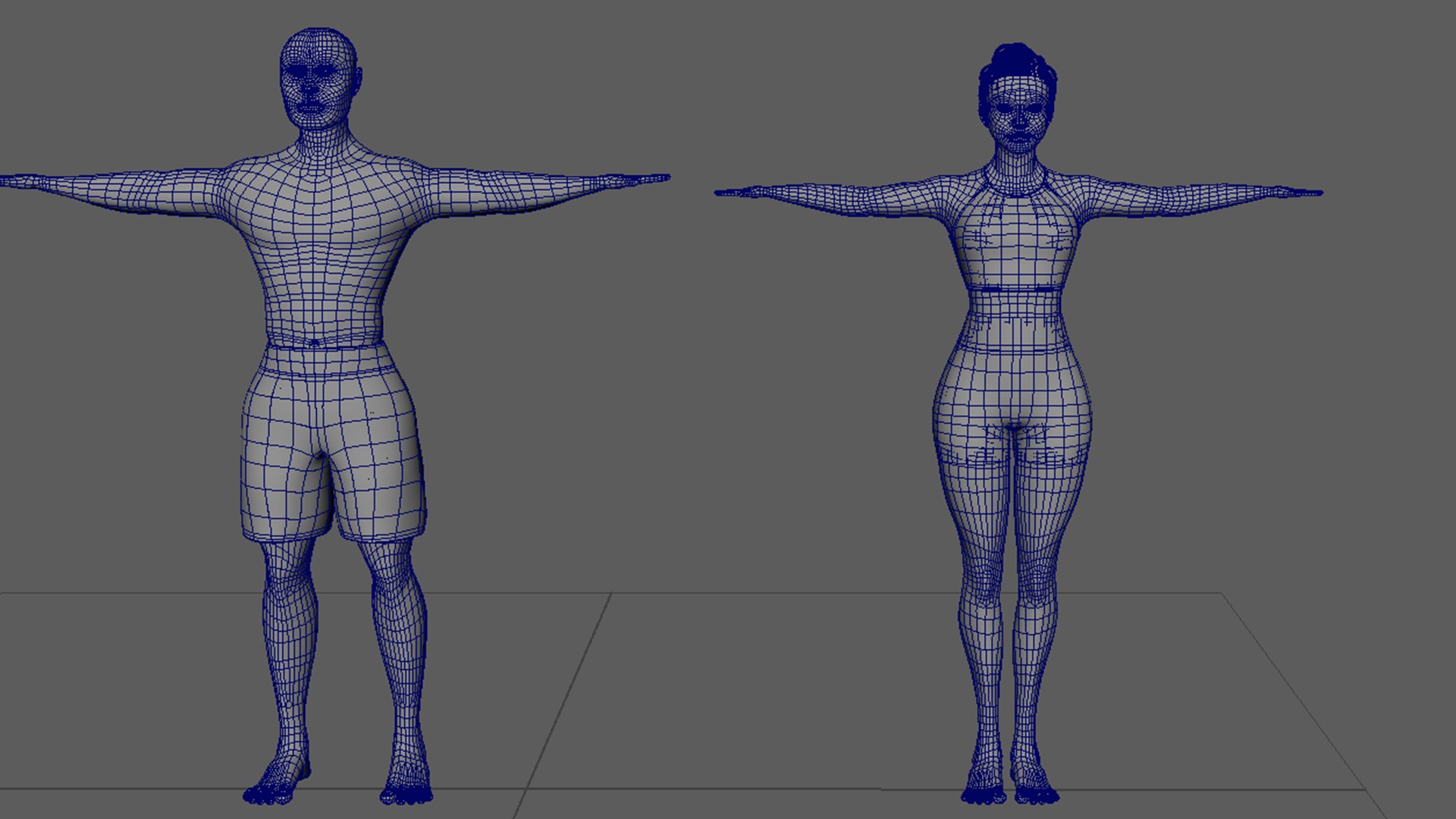 3D Model Men And Women Modeling Maya - TurboSquid 2226591