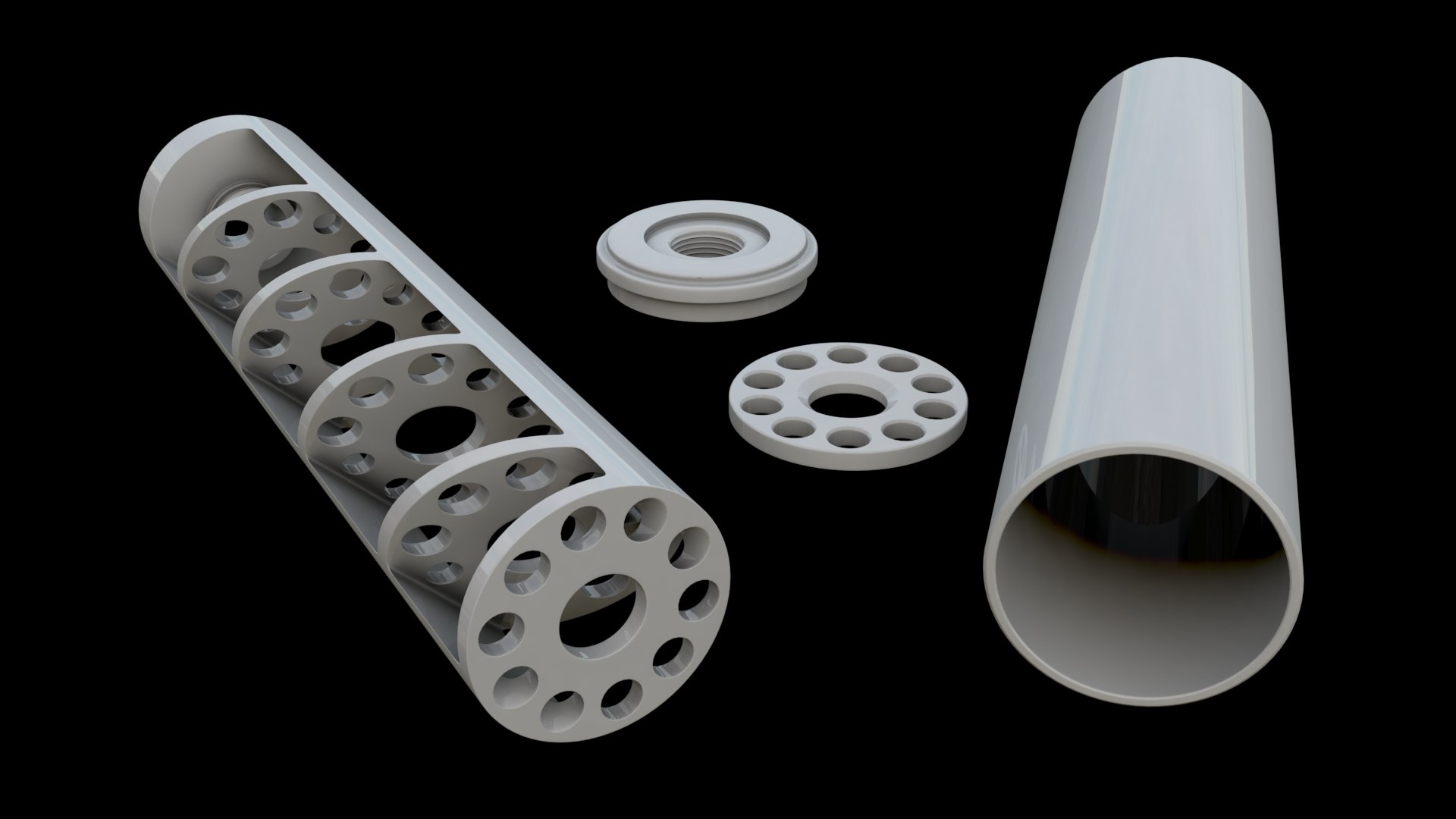 KRISS 4GSK Suppressor model - TurboSquid 1987947