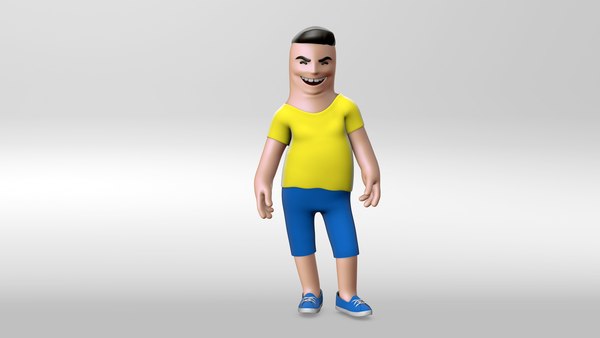 3D character for animation mixamo model - TurboSquid 1910292
