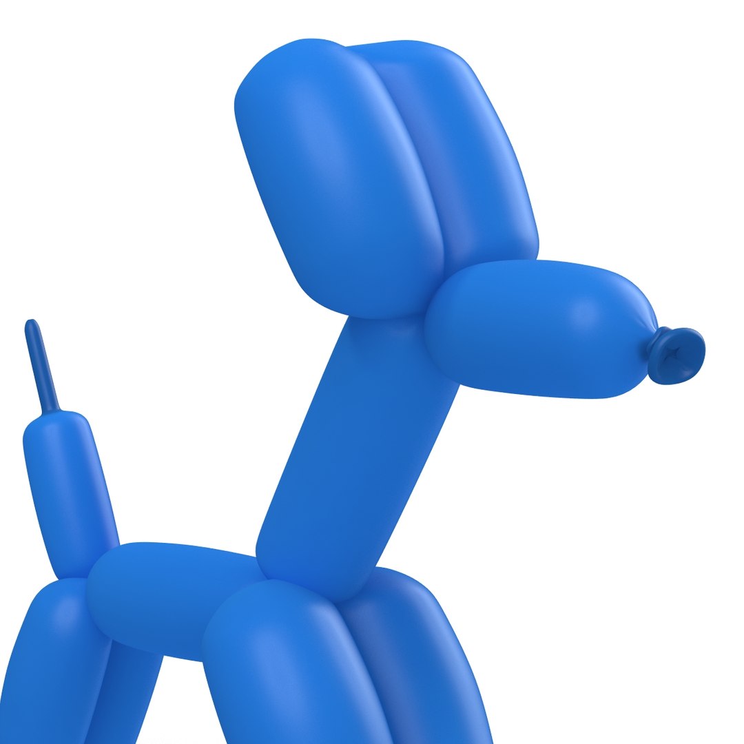 3d balloon dog model