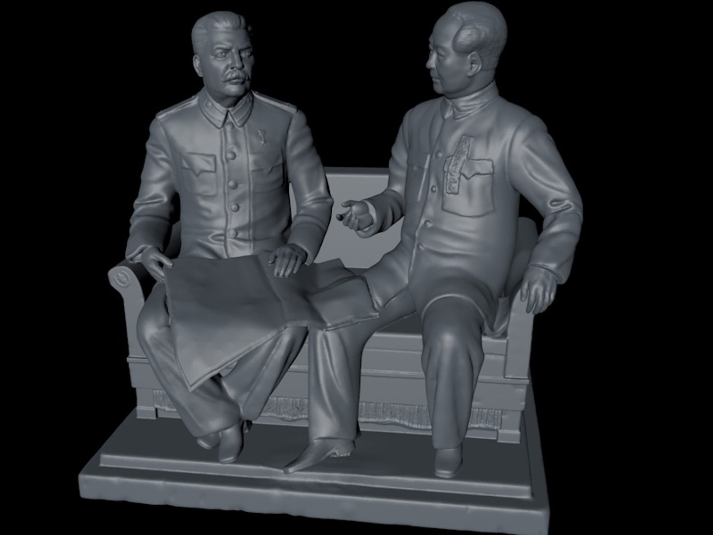 3D Stalin Mao Model - TurboSquid 1410431