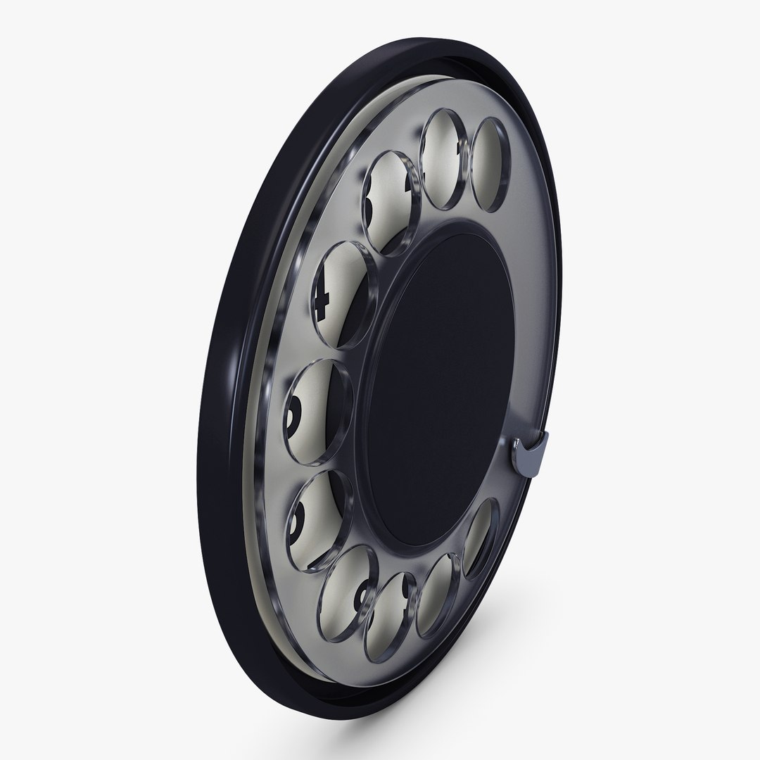 3D Rotary Phone Dial v 1 model - TurboSquid 1786457