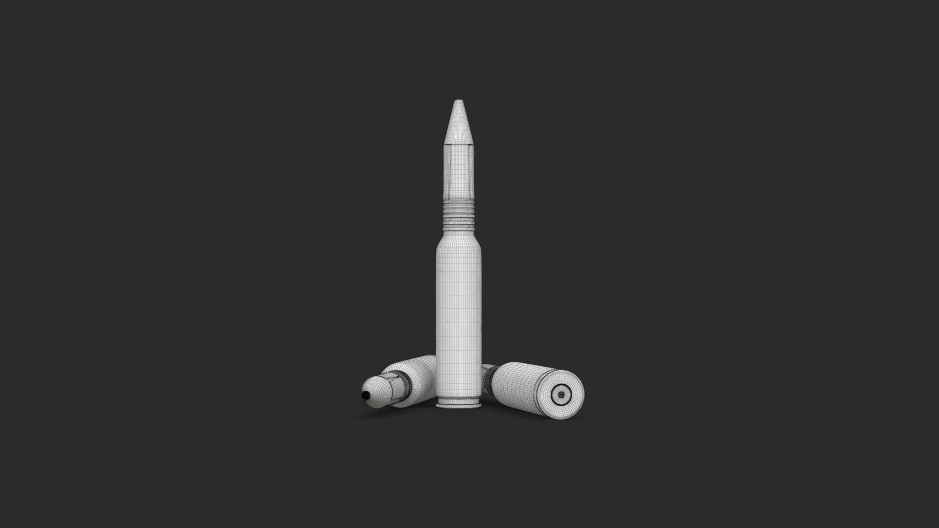 3D Bullet 30x173 Model - TurboSquid 2350039