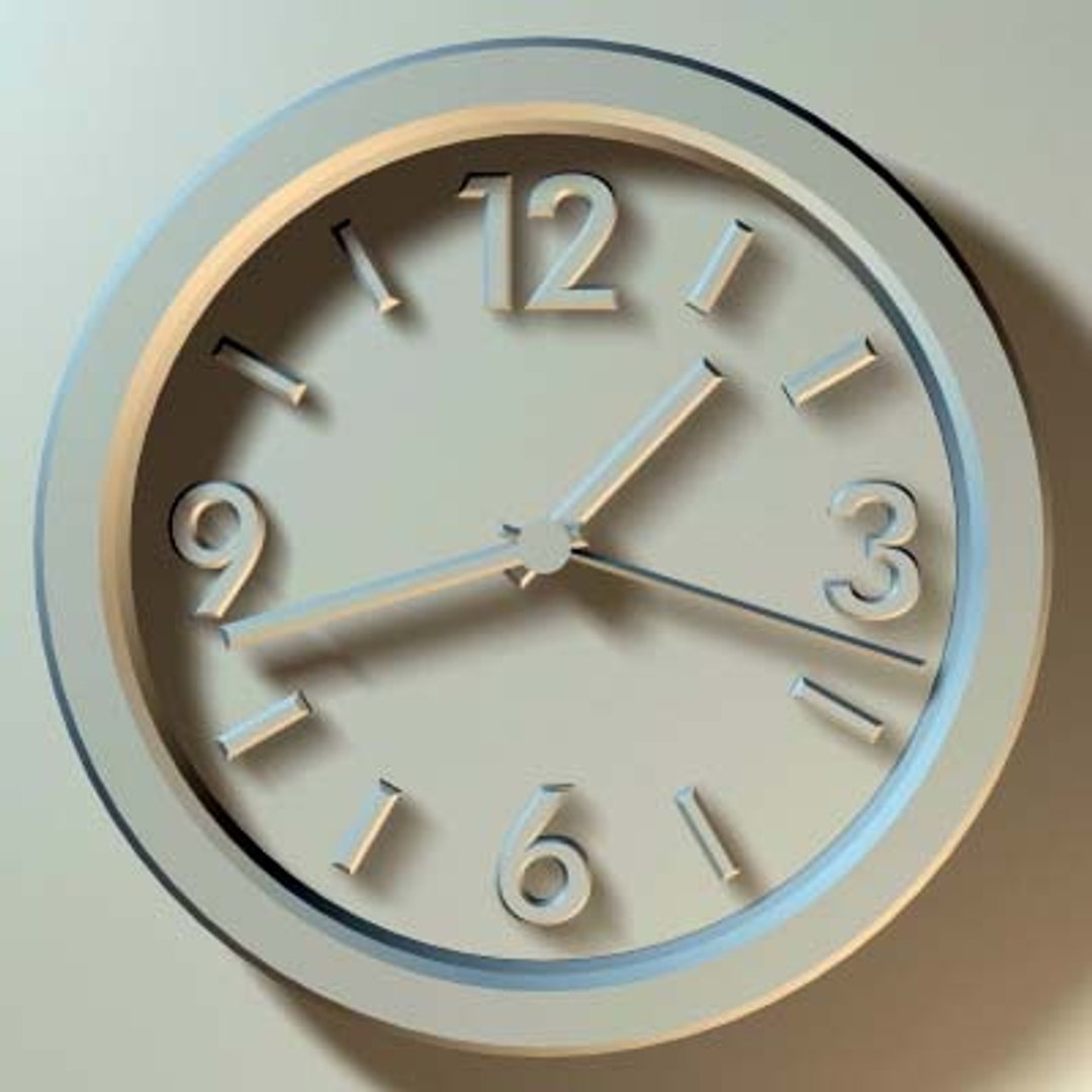 clock 3d model