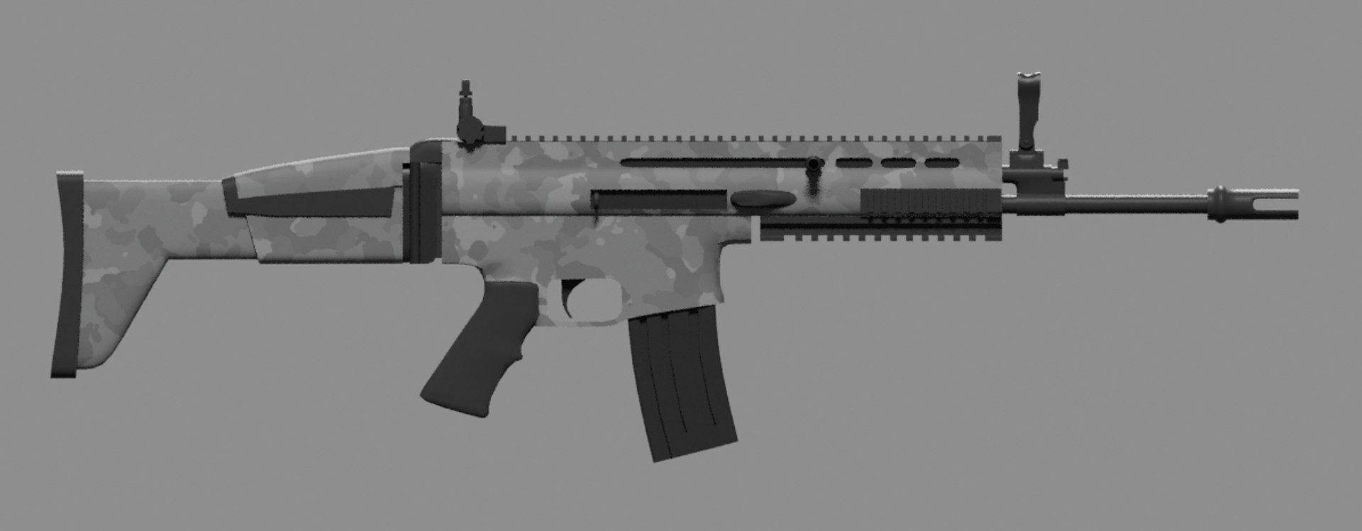 3D scar-h scar h - TurboSquid 1376503