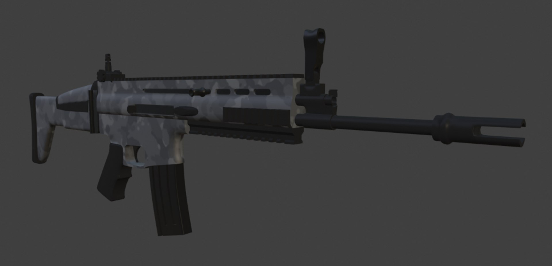 3D scar-h scar h - TurboSquid 1376503