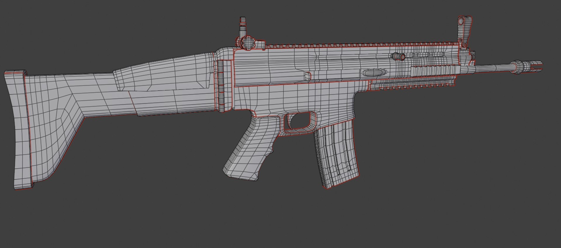 3D scar-h scar h - TurboSquid 1376503
