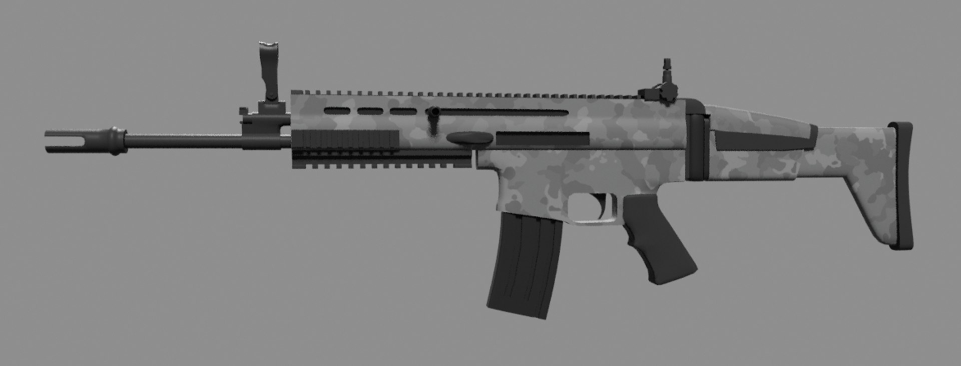 3D scar-h scar h - TurboSquid 1376503