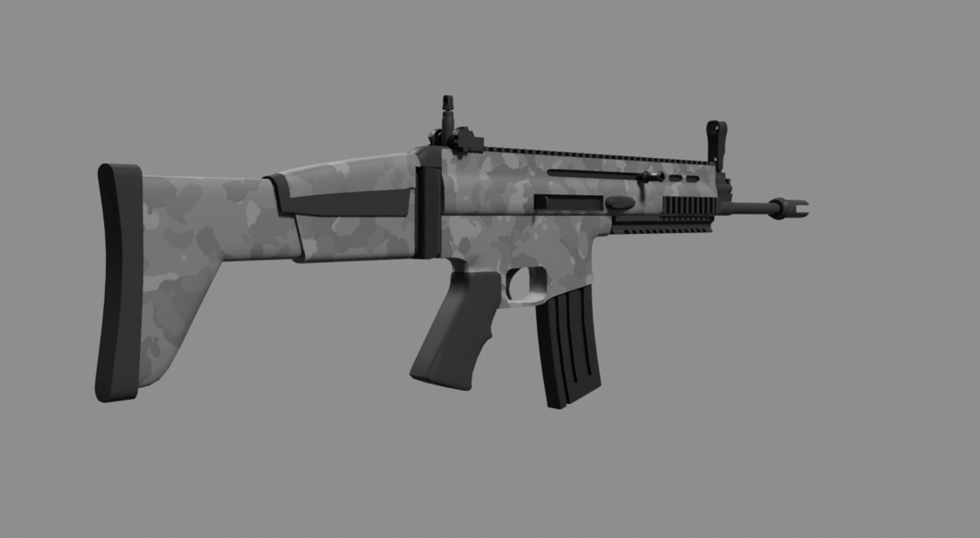 3D scar-h scar h - TurboSquid 1376503