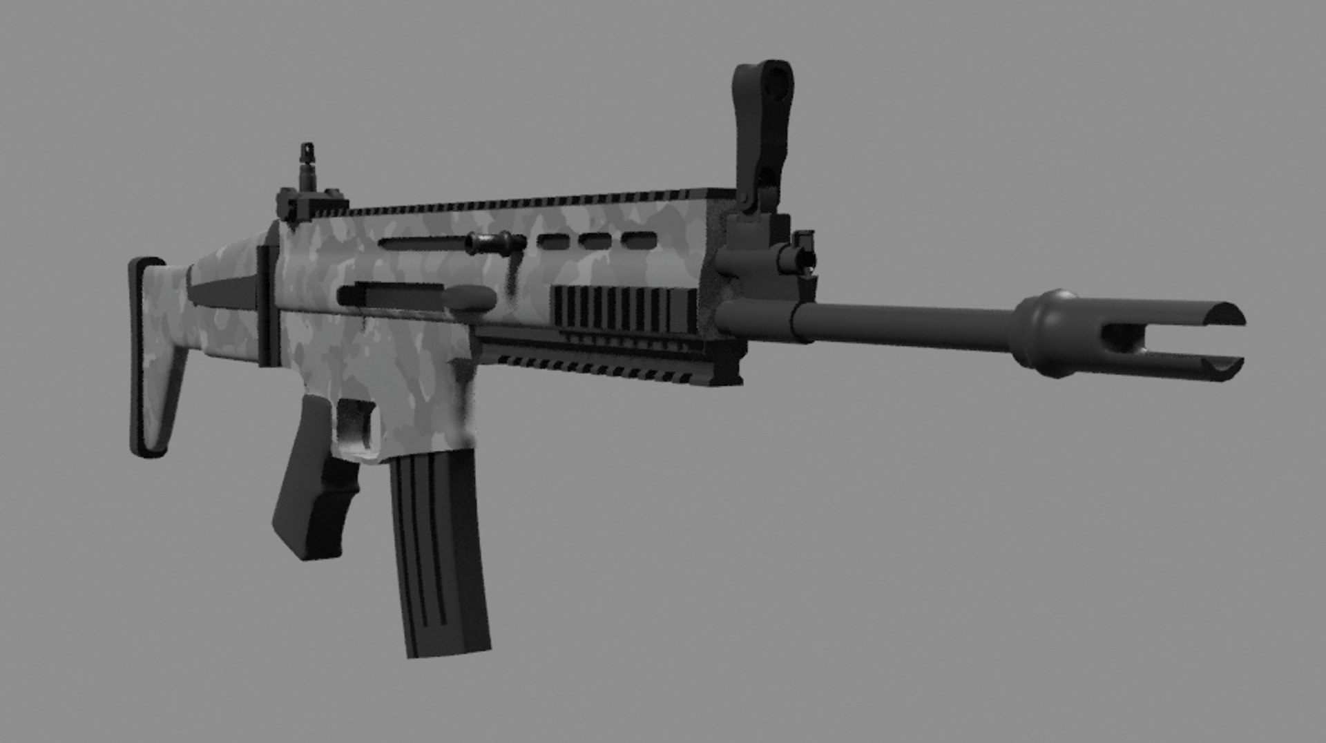 3D scar-h scar h - TurboSquid 1376503