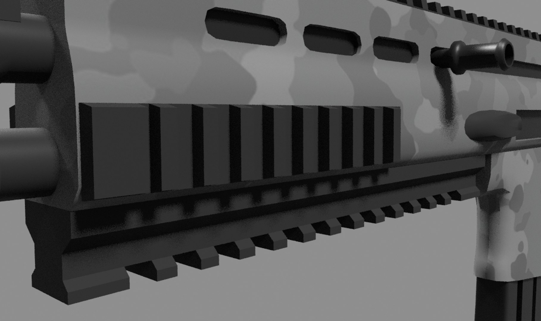 3D scar-h scar h - TurboSquid 1376503