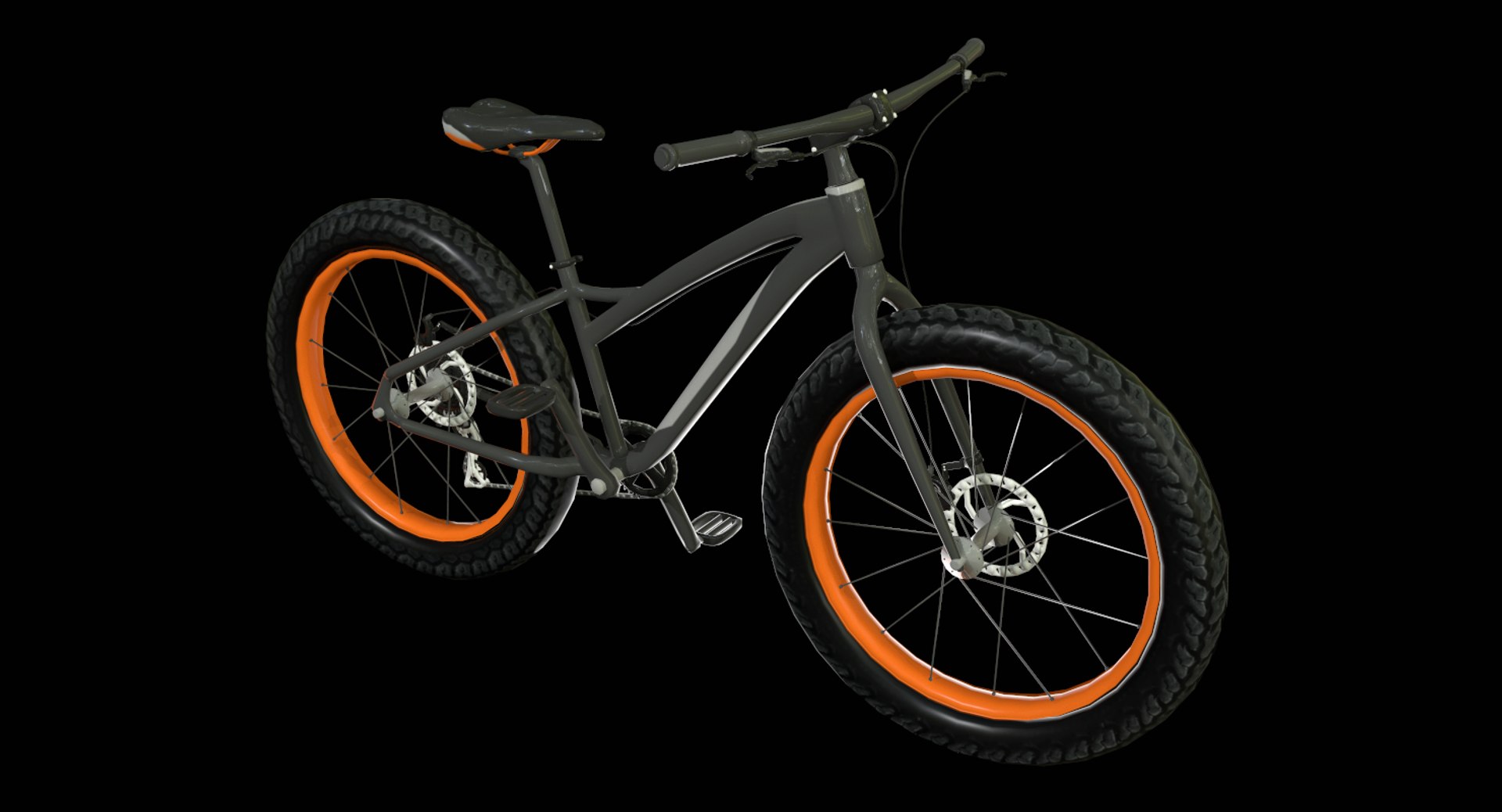 Fatbike Bike Model - TurboSquid 1245841