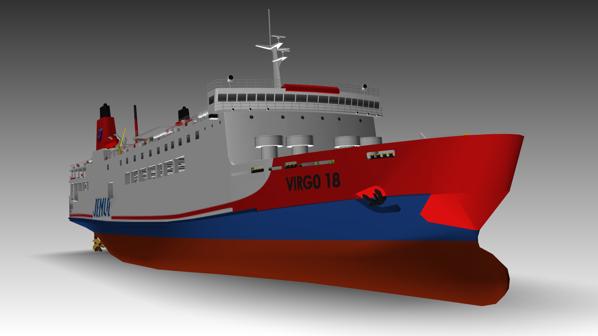 Ferry ship model - TurboSquid 1680042