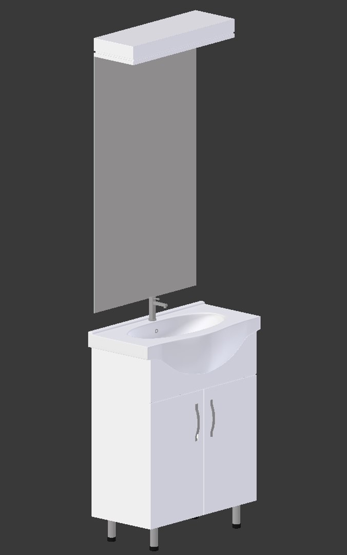 3d Bathroom Vanity Unit Model