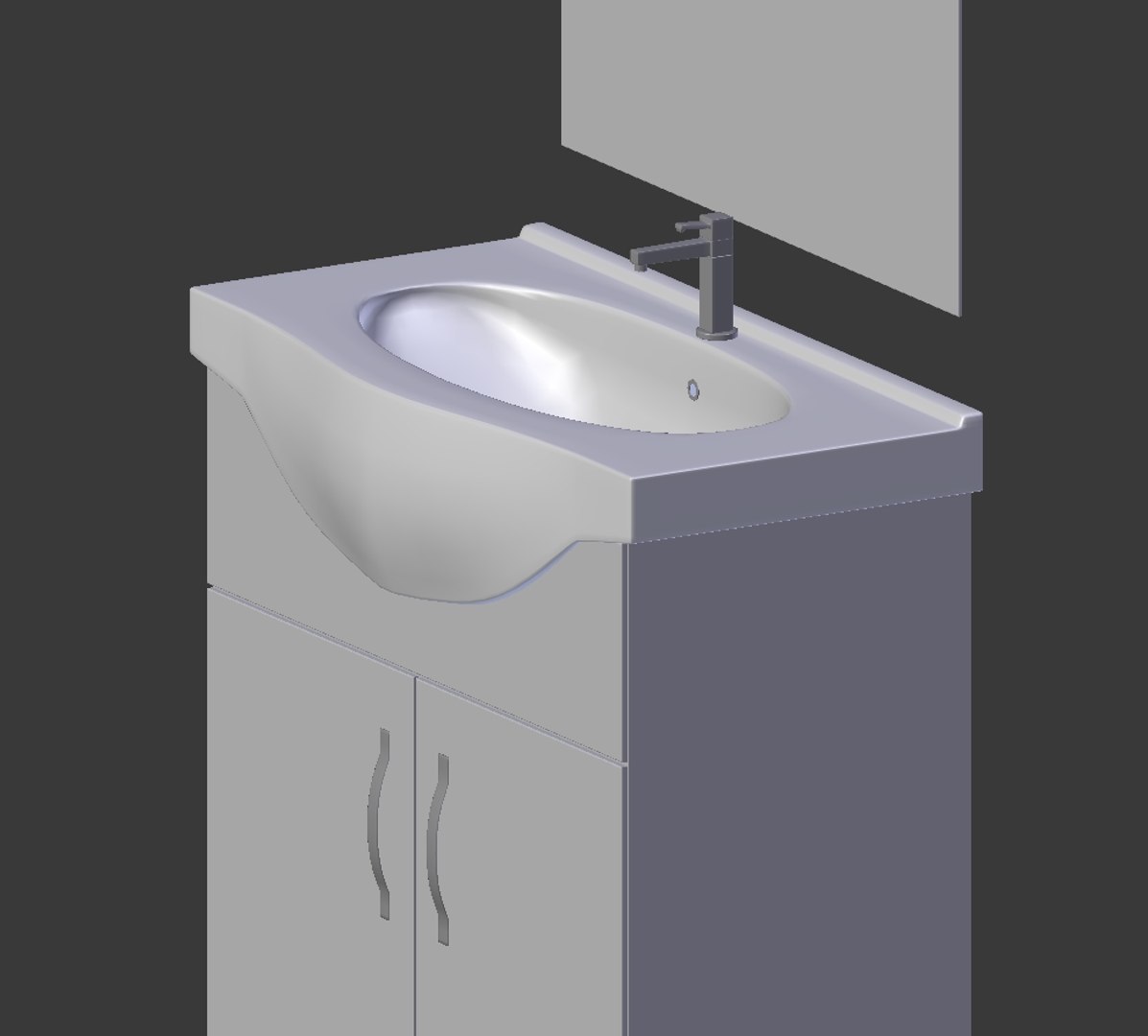 3d Bathroom Vanity Unit Model