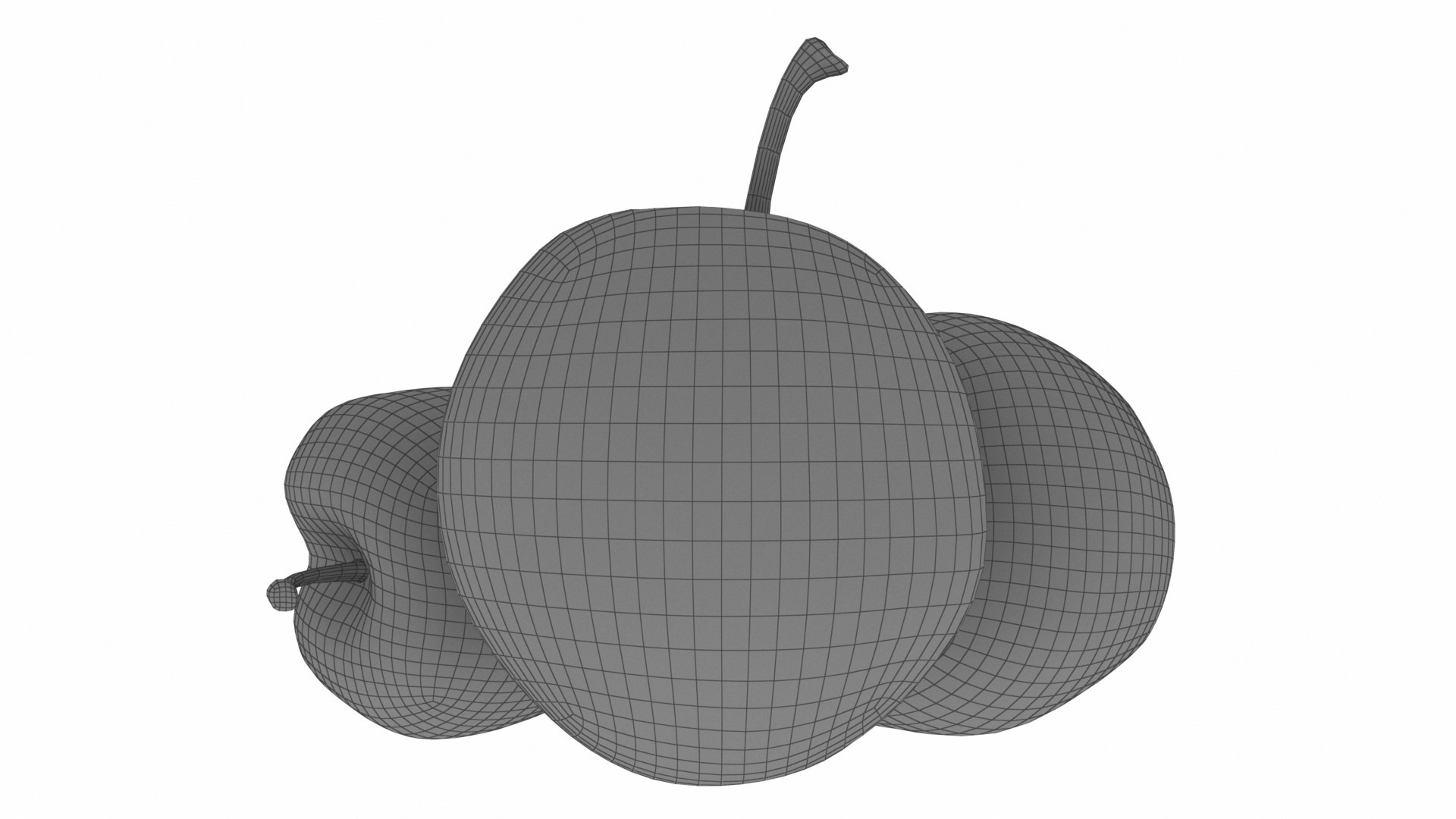 3D purple plum model - TurboSquid 1543799