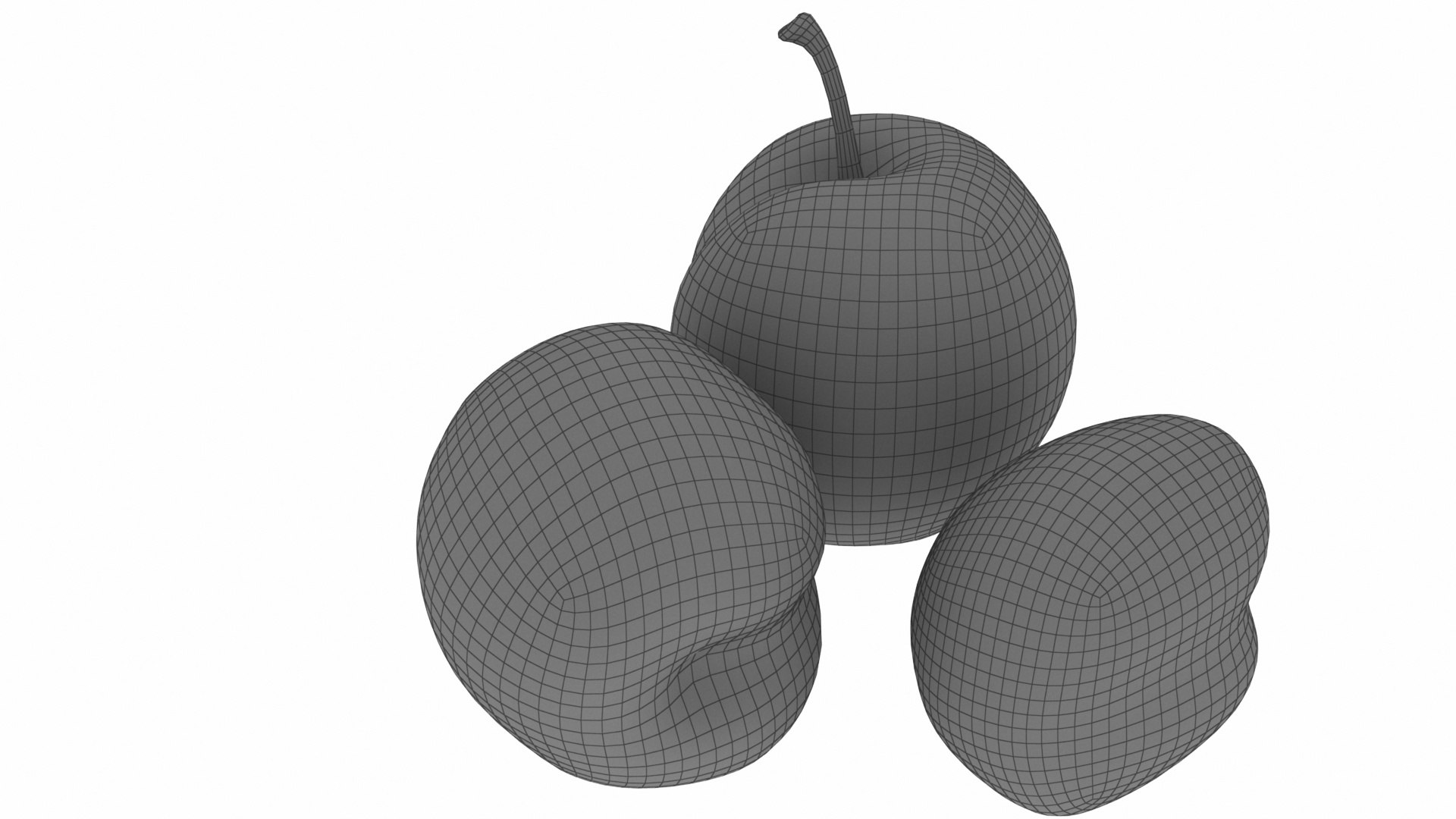 3D purple plum model - TurboSquid 1543799