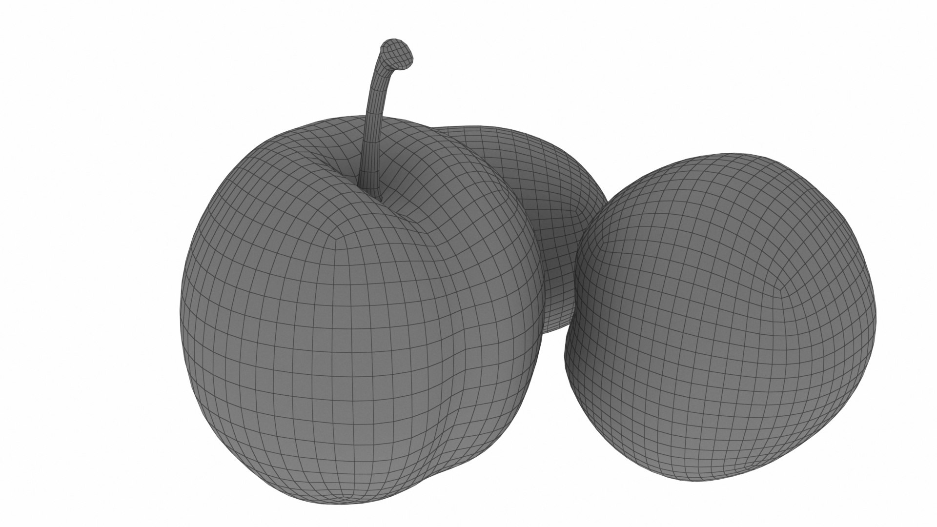 3D purple plum model - TurboSquid 1543799