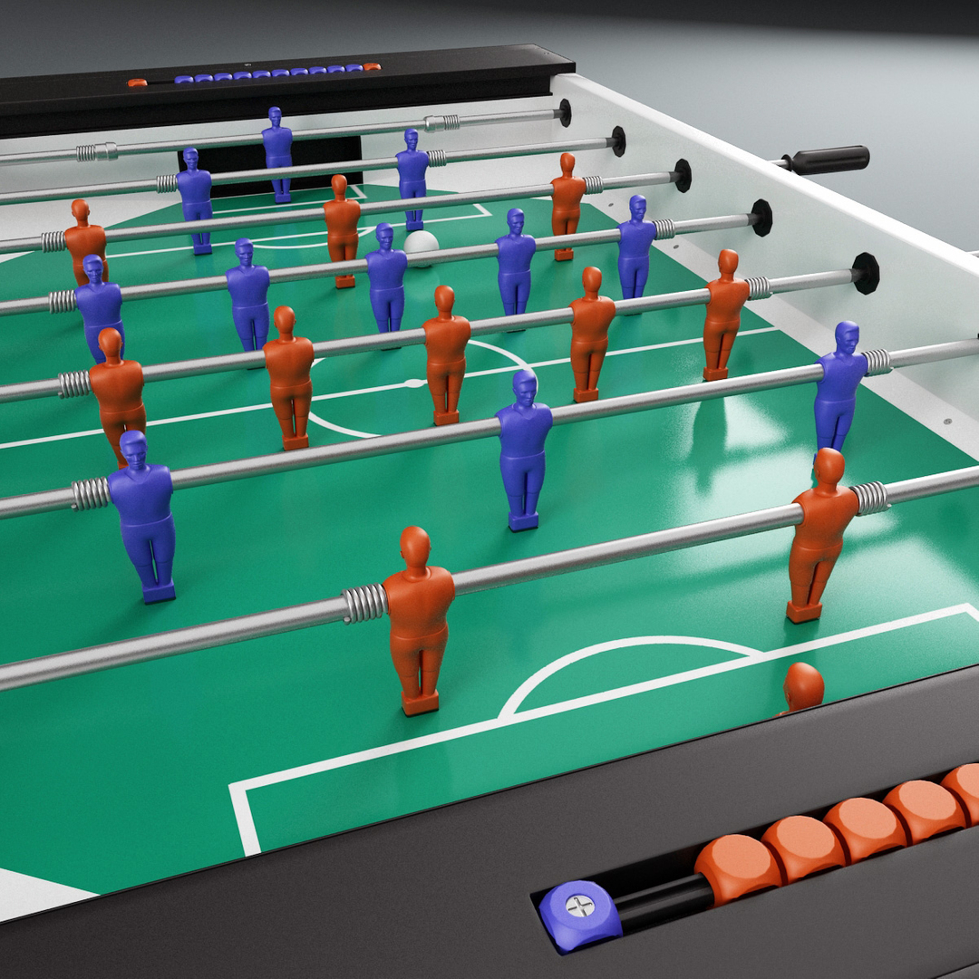 fussball table c4d