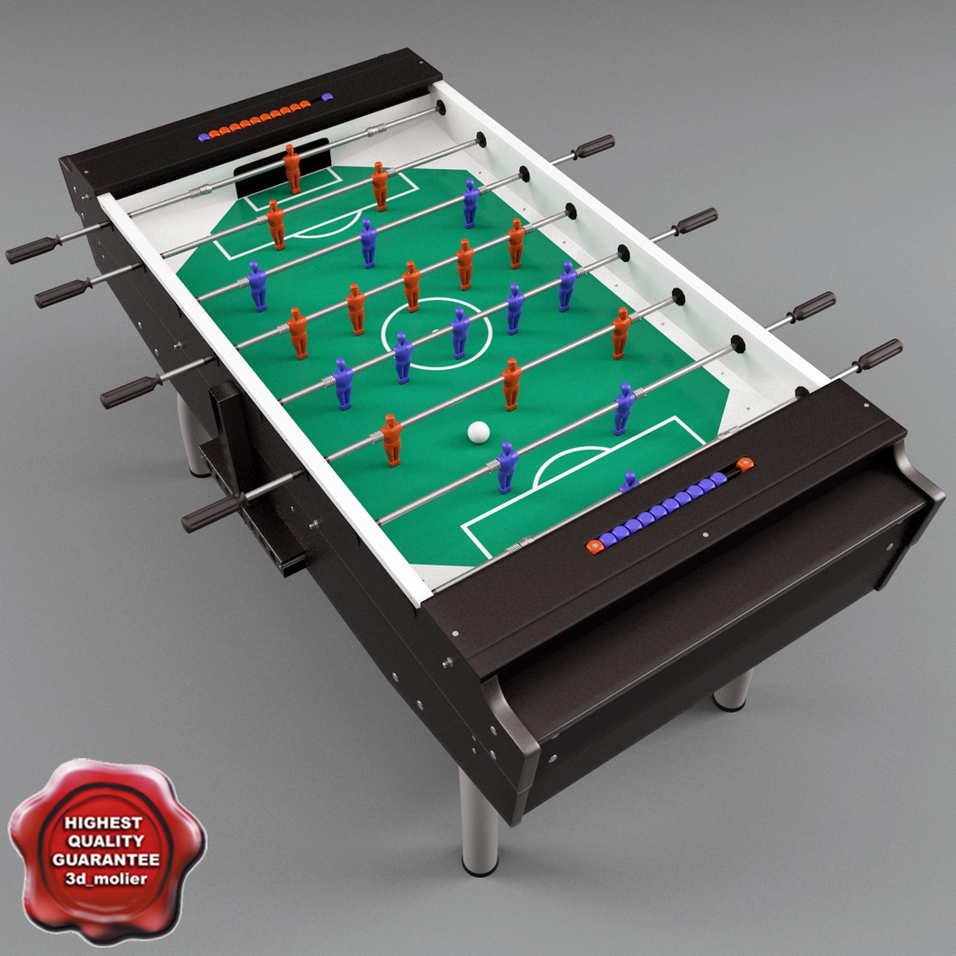 fussball table c4d