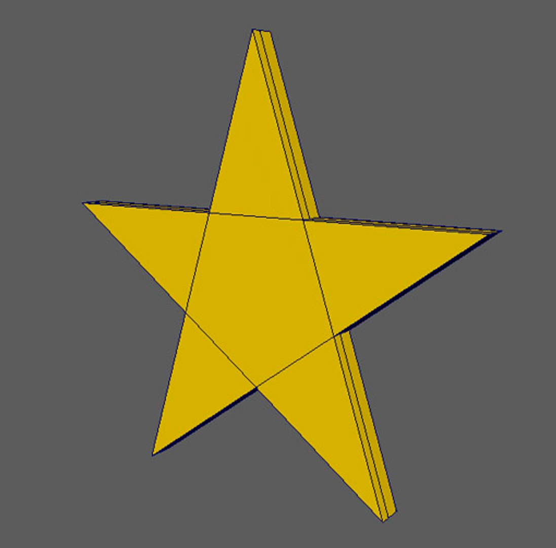 Star 3D Model - TurboSquid 1254030