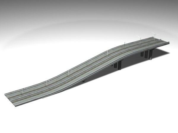 highways elevated 3d model
