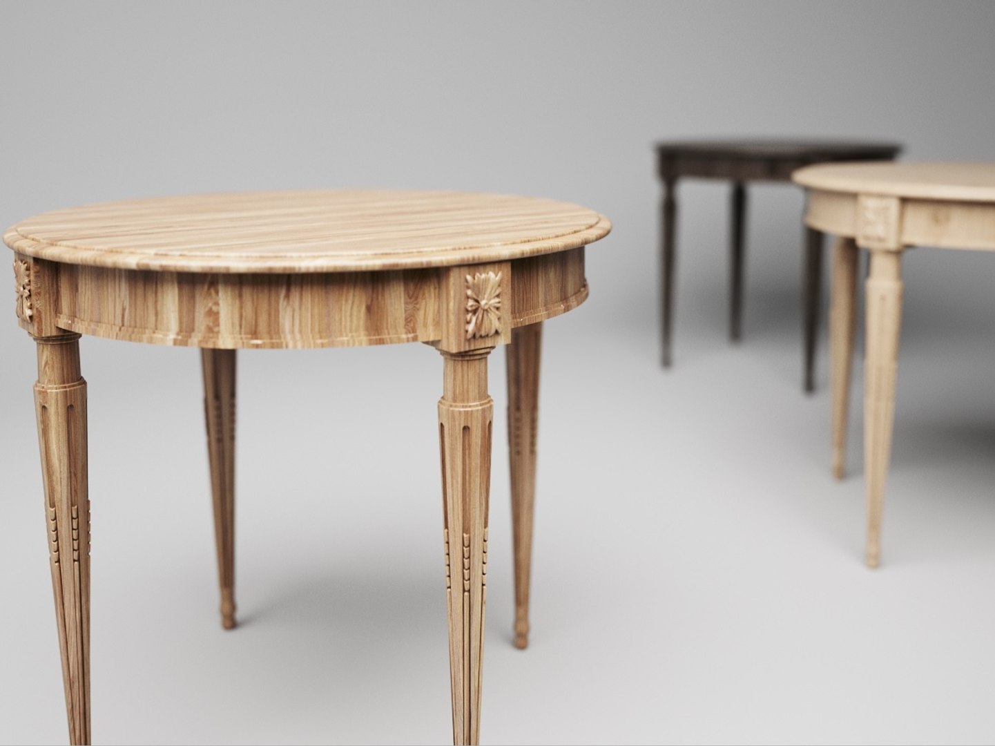 Classical Table 3D Model - TurboSquid 1245871