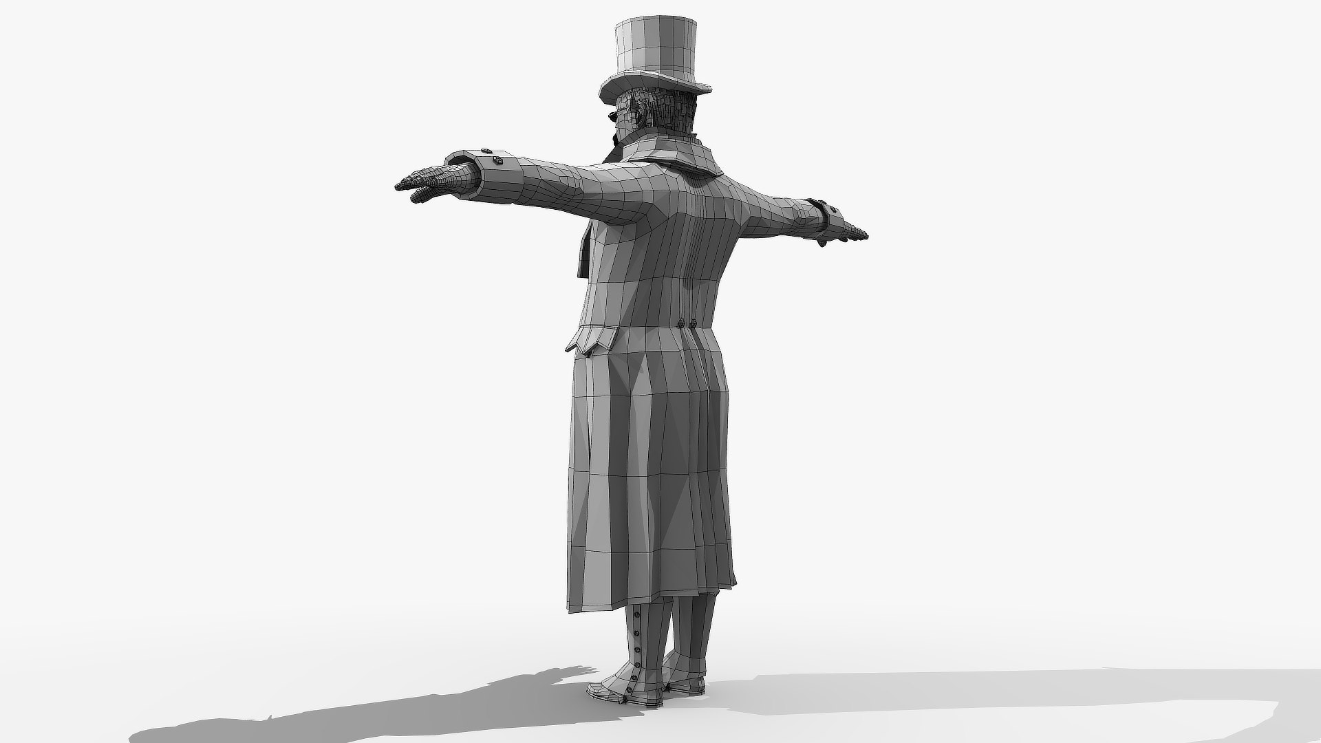 3D Victorian Man BLENDER - Five In One Low Polygon - TurboSquid 1997714