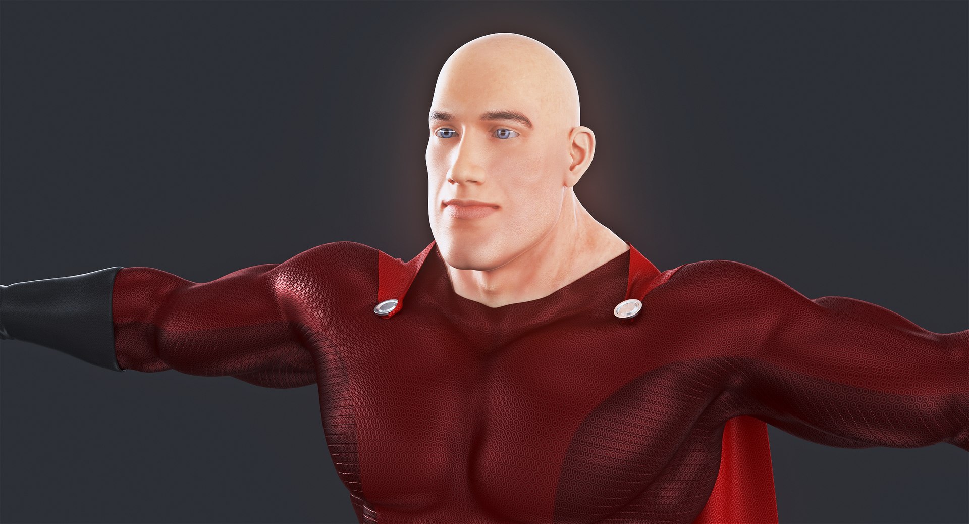 Costume Super Hero Fbx