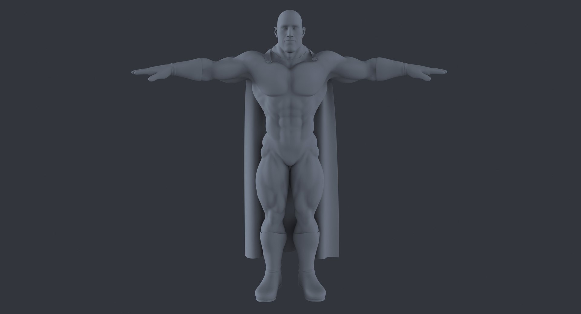 Costume Super Hero Fbx