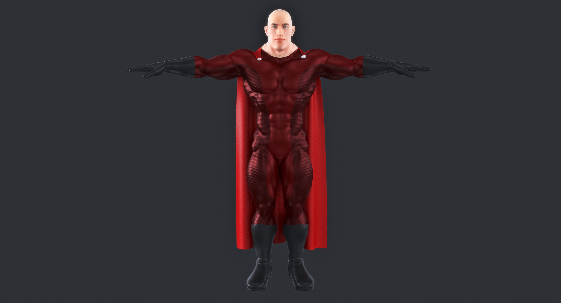 Costume Super Hero Fbx