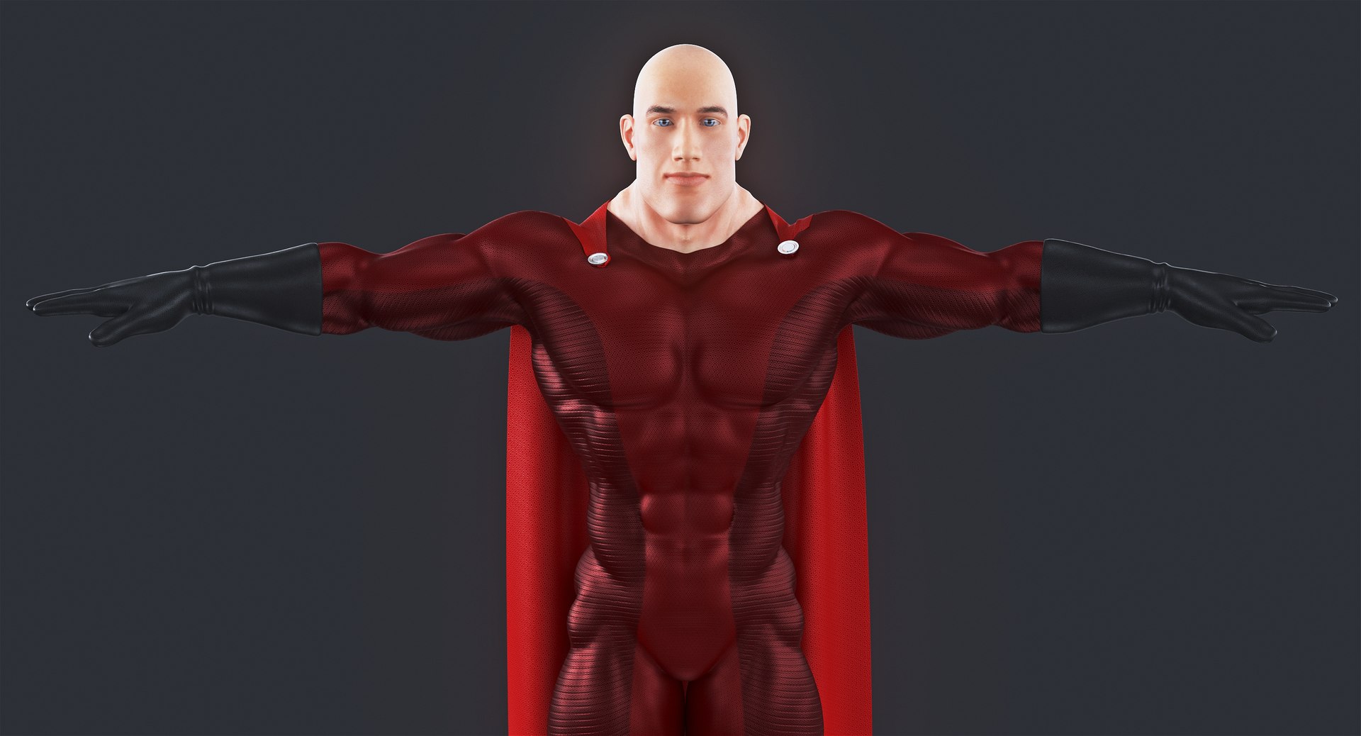 Costume Super Hero Fbx