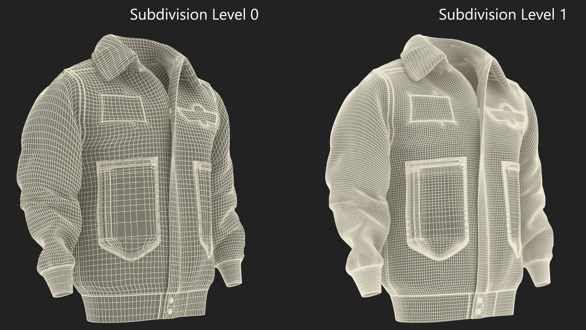 3D Model Aviator Jacket - TurboSquid 2279678