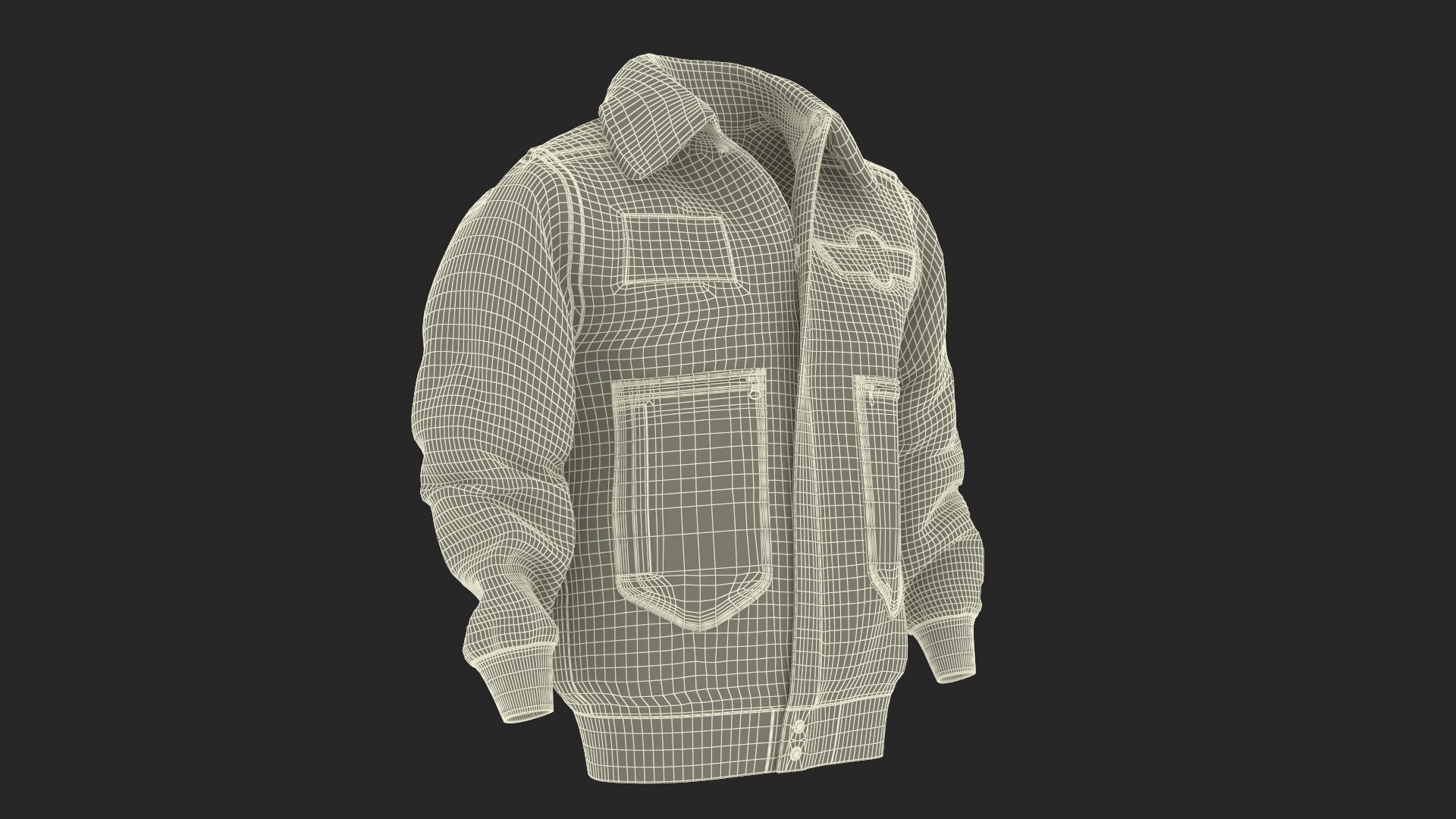 3D Model Aviator Jacket - TurboSquid 2279678