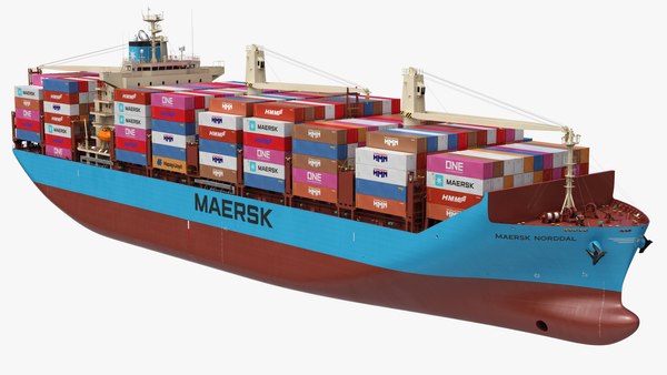 Kontenerowiec Maersk Norddal Model 3D - TurboSquid 2212964