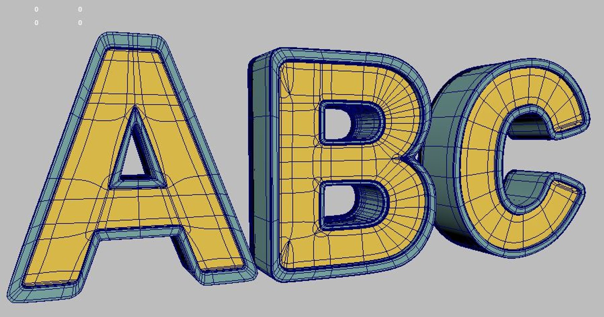 English Letters 3D Model - TurboSquid 1455191