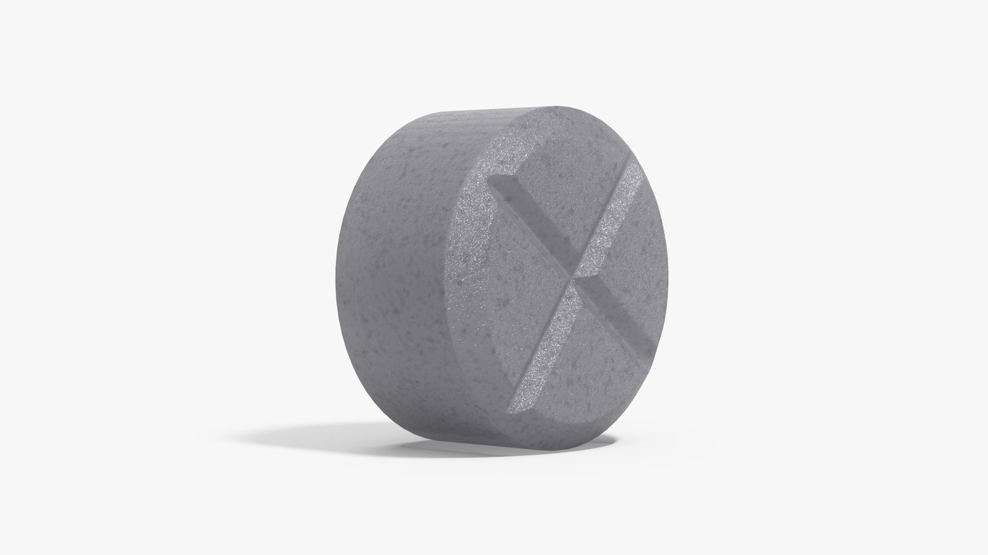 3D Model Potassium Iodine Open Tablet - TurboSquid 2260926