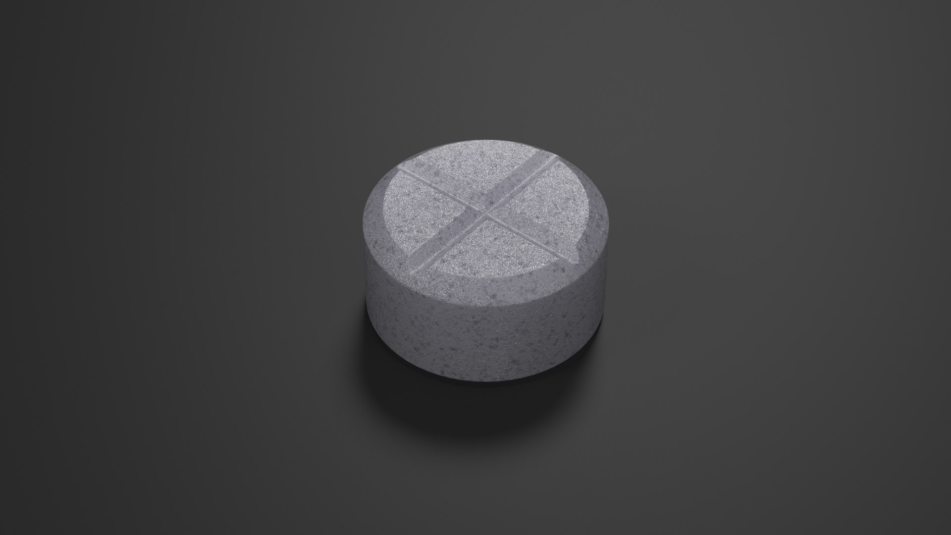 3D Model Potassium Iodine Open Tablet - TurboSquid 2260926