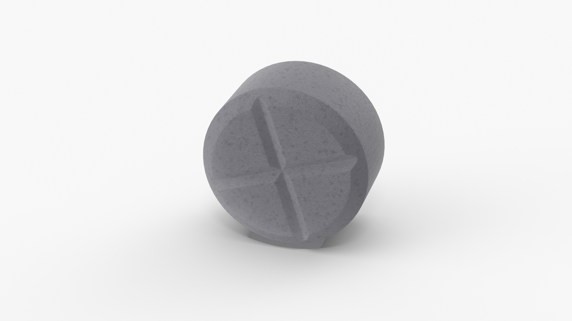3D Model Potassium Iodine Open Tablet - TurboSquid 2260926