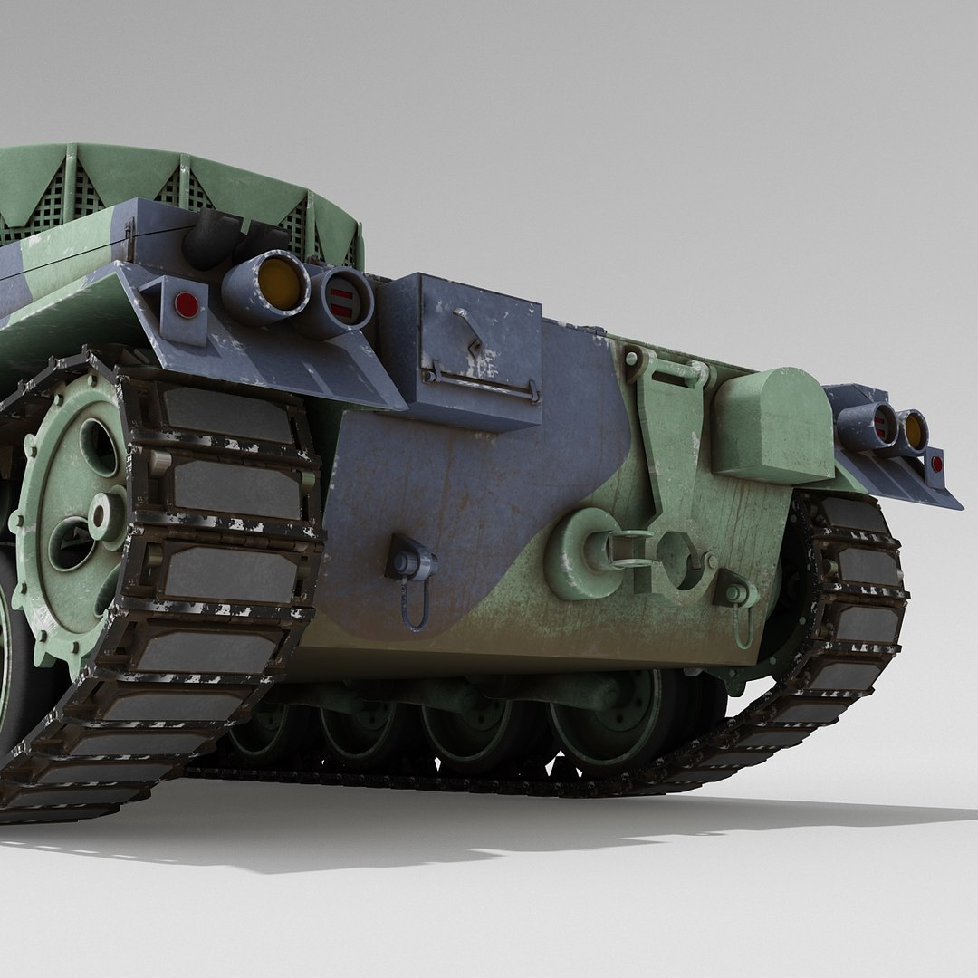 3d model swiss panzer 68 battle tank