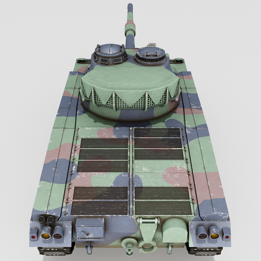 3d model swiss panzer 68 battle tank