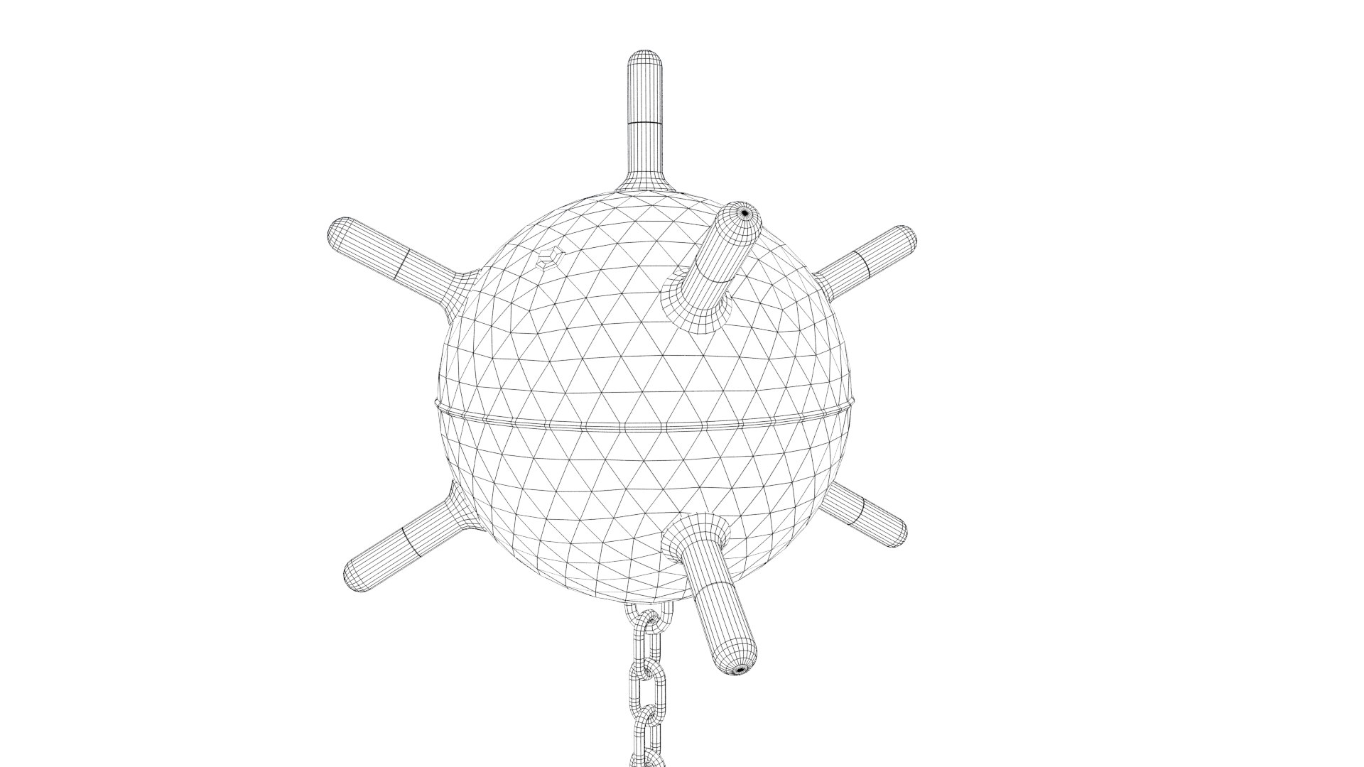 3D Model Sea Mine - TurboSquid 1824134