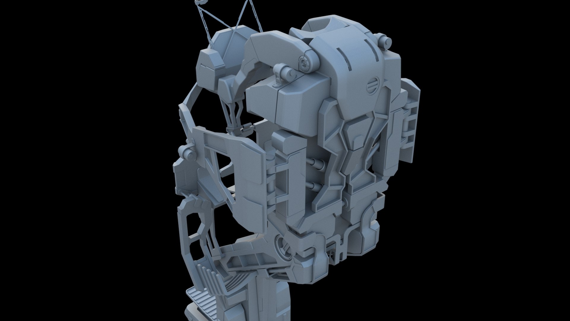 Mech Seat 3D Model - TurboSquid 2070542