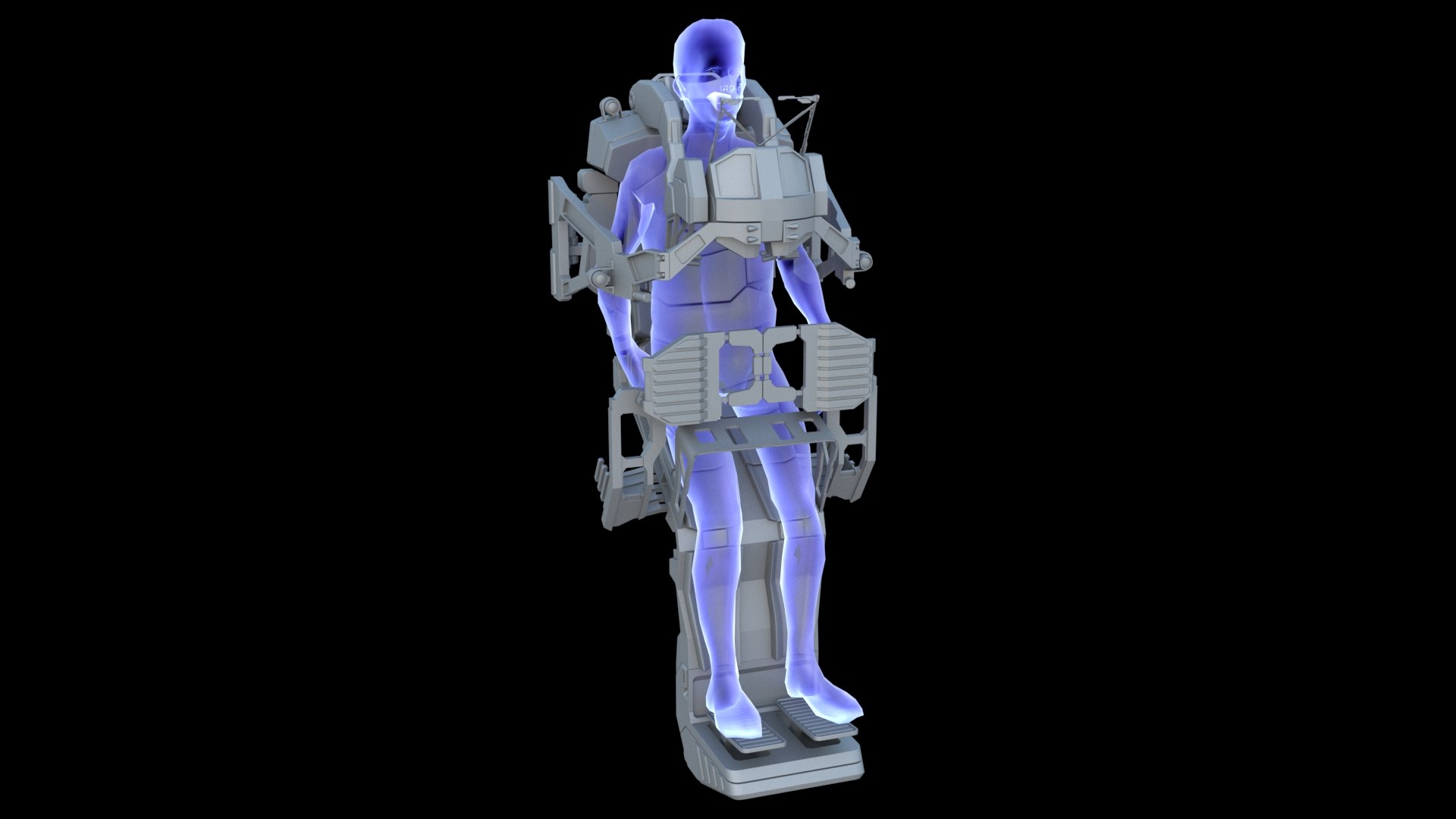 Mech Seat 3D Model - TurboSquid 2070542