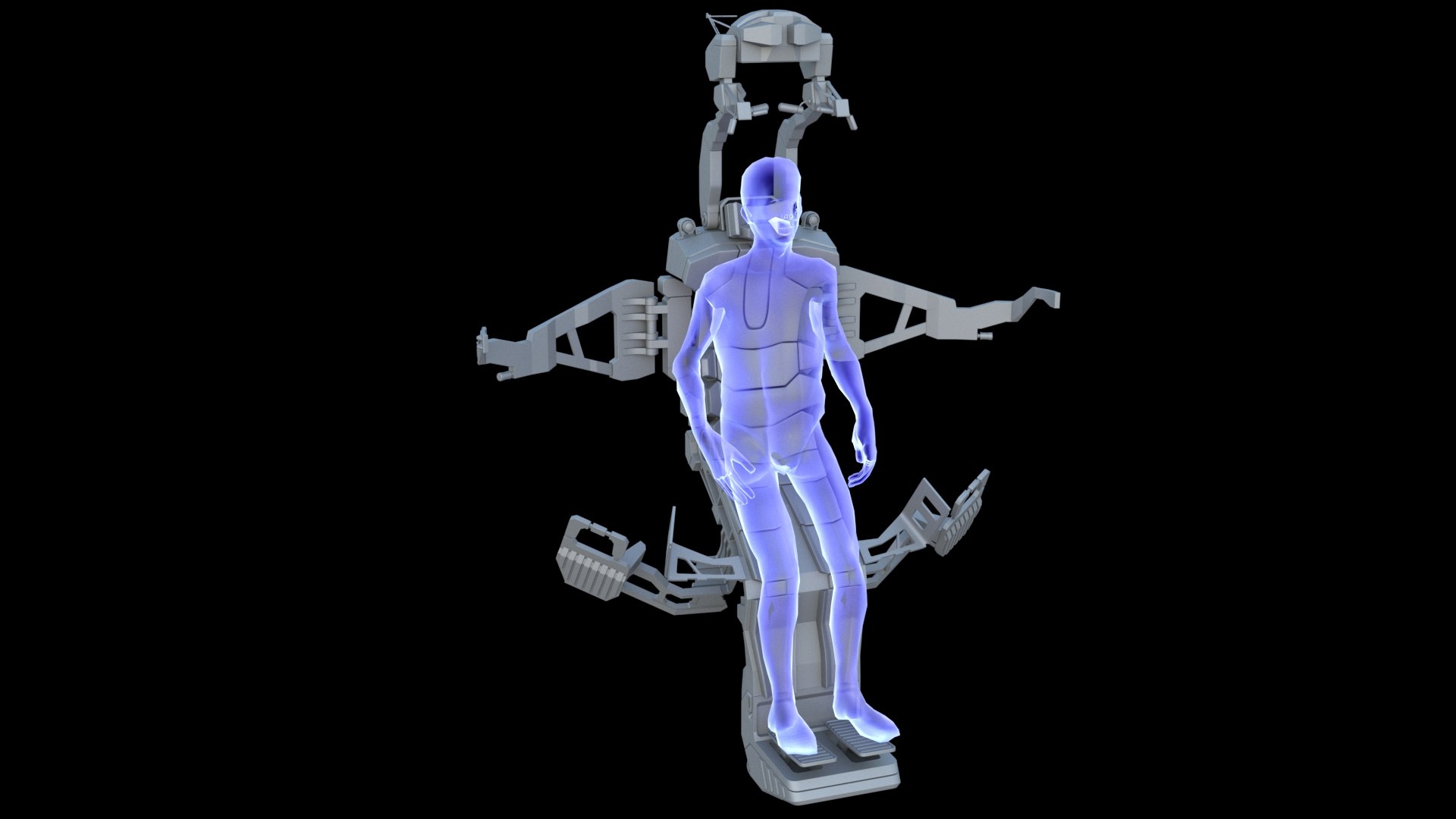 Mech Seat 3D Model - TurboSquid 2070542