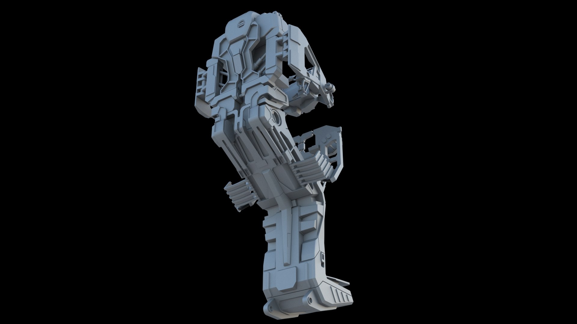 Mech Seat 3D Model - TurboSquid 2070542