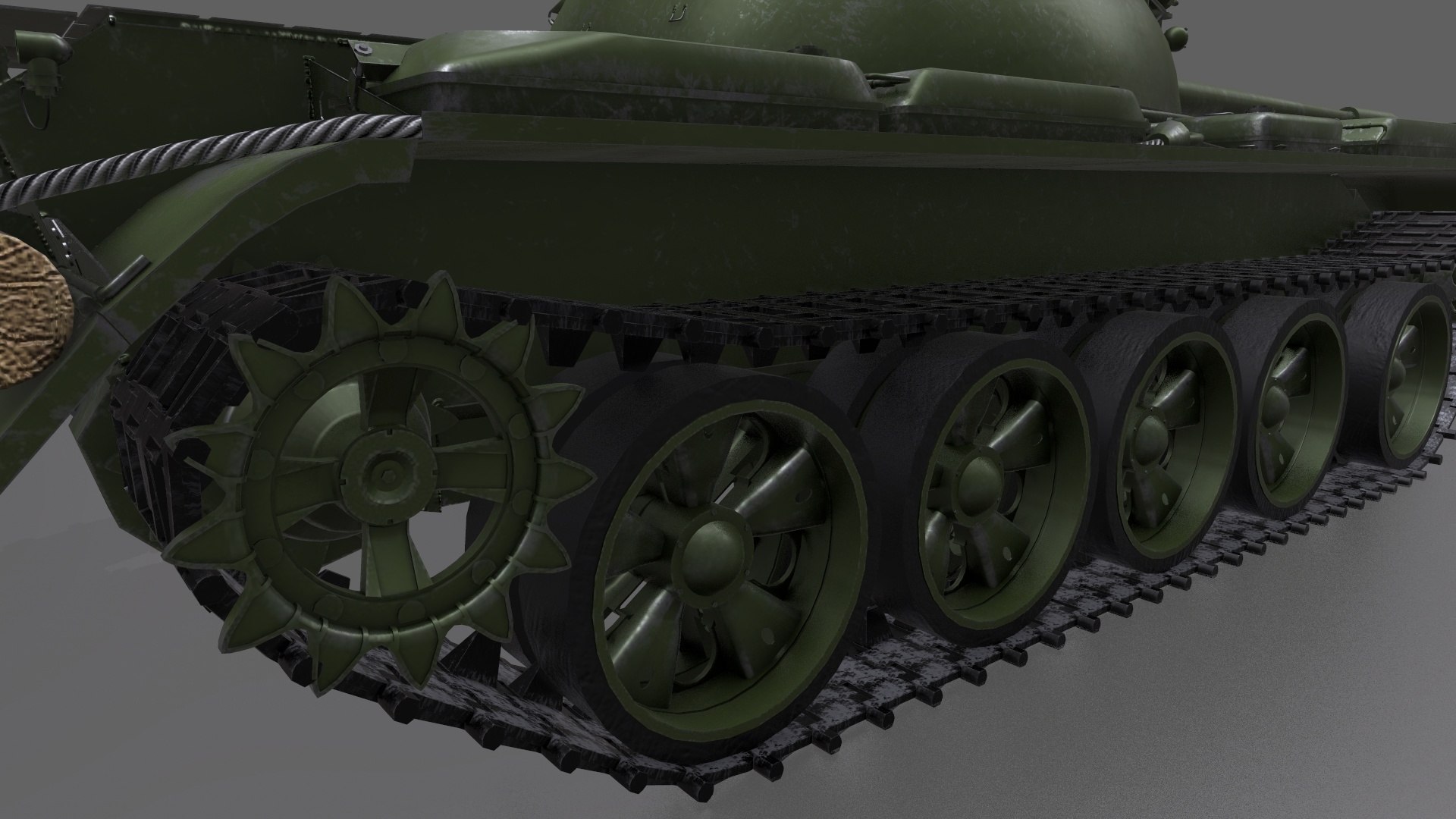 3D T-55 With Shells - TurboSquid 2081026