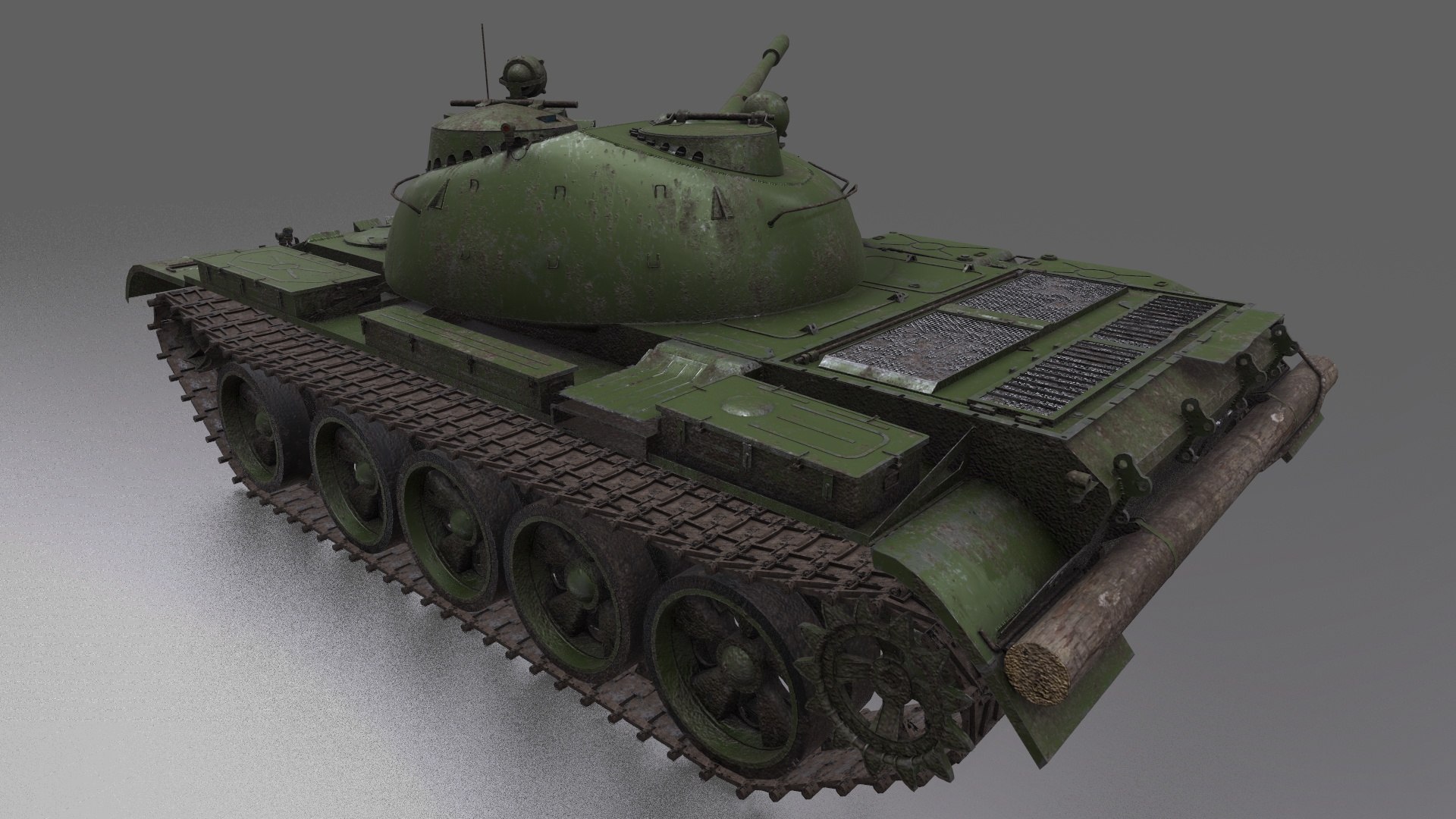 3D T-55 With Shells - TurboSquid 2081026