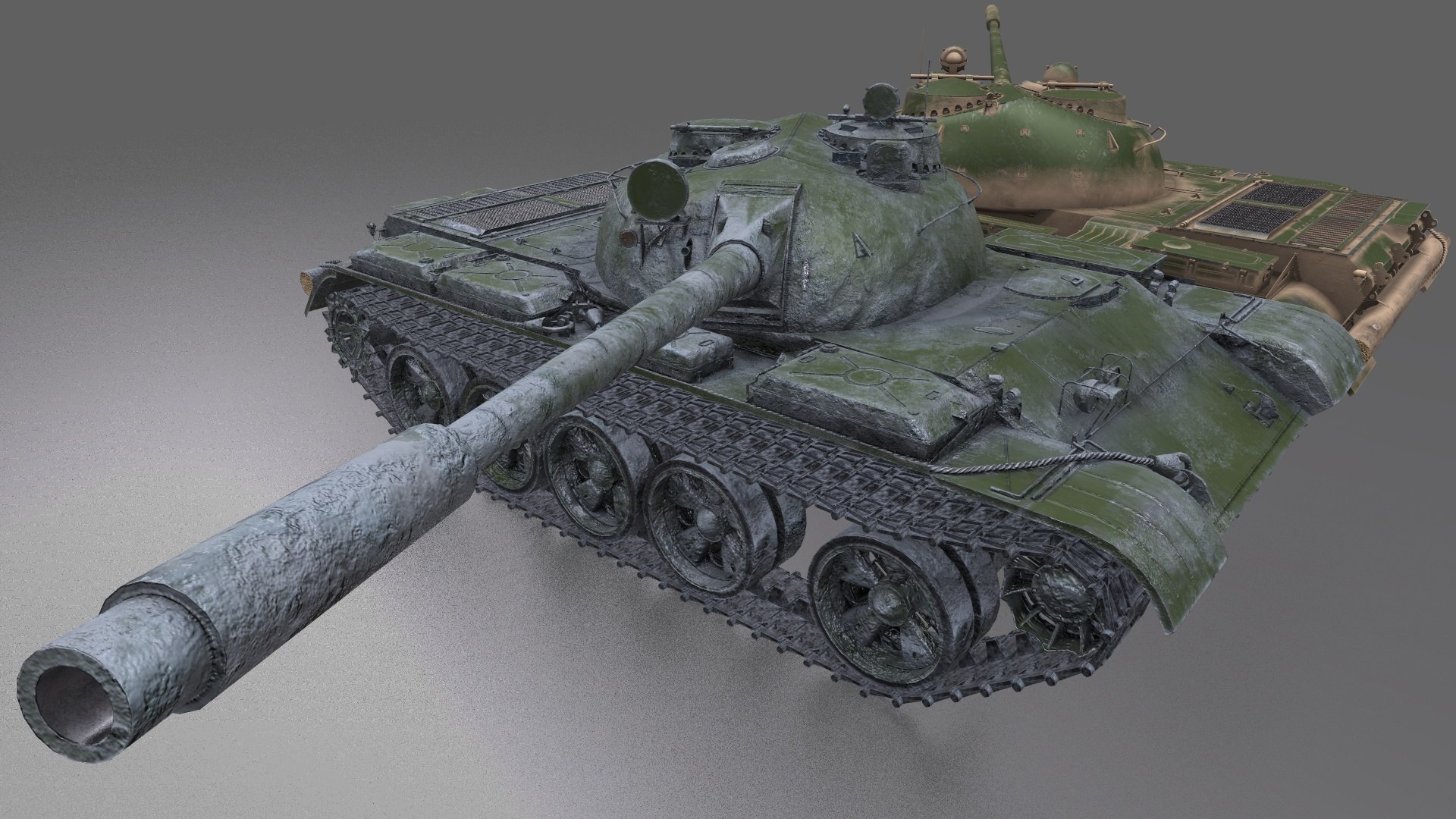 3D T-55 With Shells - TurboSquid 2081026