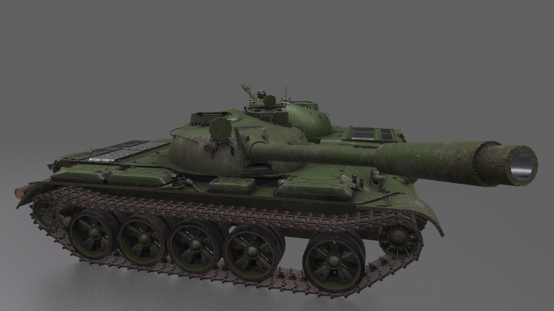 3D T-55 With Shells - TurboSquid 2081026